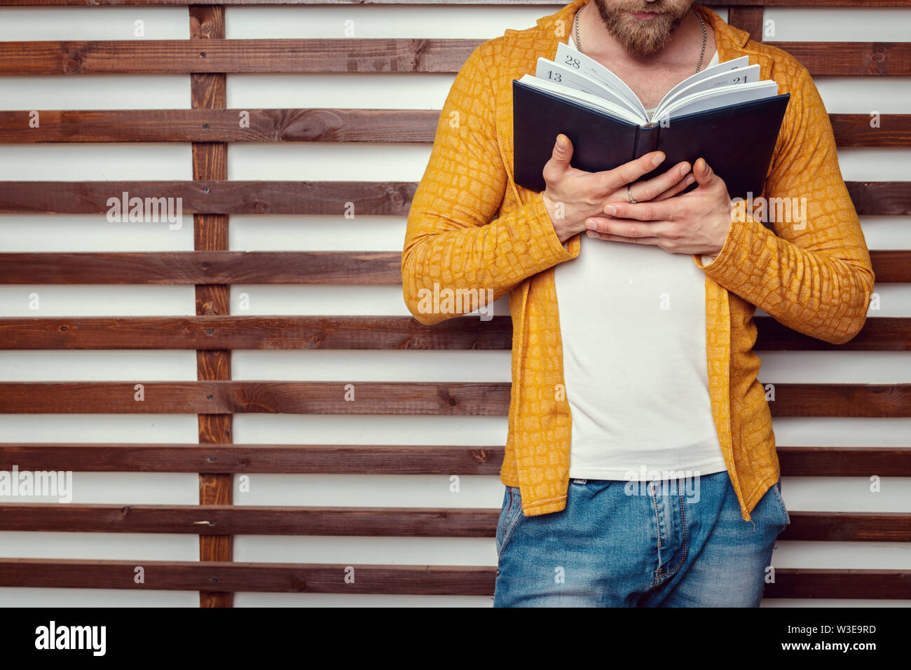 The man with a book Stock Photo - Alamy