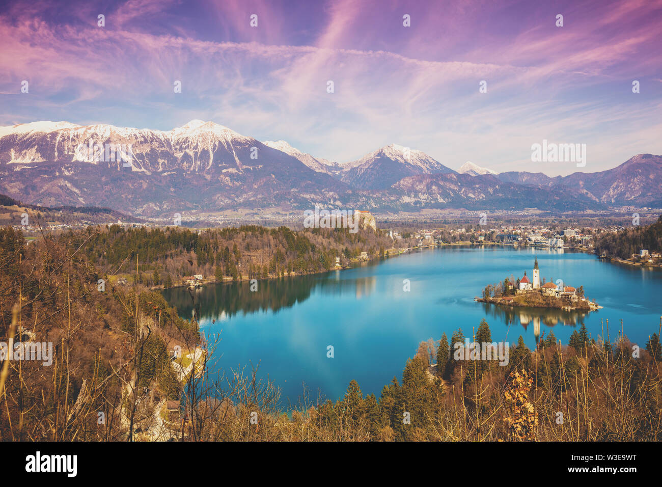 Spring at lake bled hi-res stock photography and images - Alamy