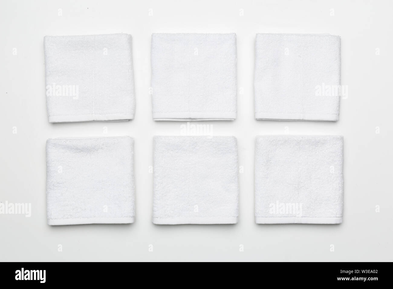 spa towels, top view Stock Photo - Alamy