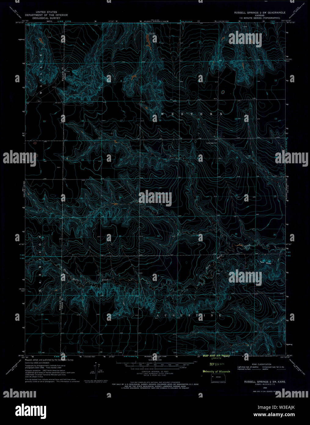 Russell springs map hi-res stock photography and images - Alamy