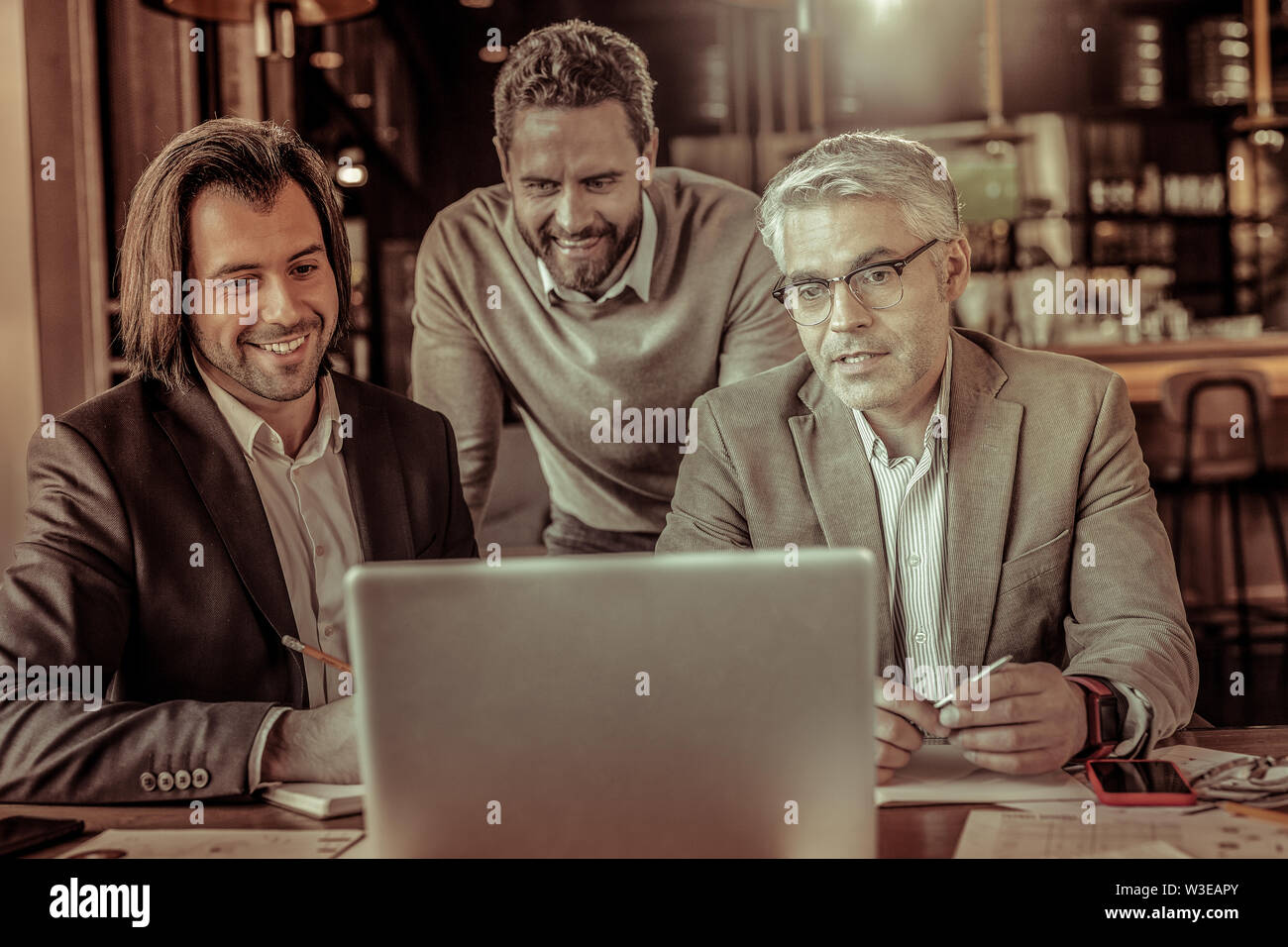Business colleagues taking part hi-res stock photography and images - Alamy