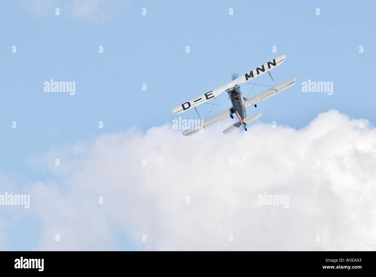 1936 Focke-Wulf Fw-44J (G-EMNN) biplane also known as the Stieglitz ...