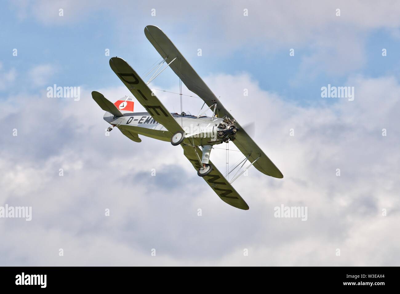1936 Focke-Wulf Fw-44J (G-EMNN) biplane also known as the Stieglitz ...