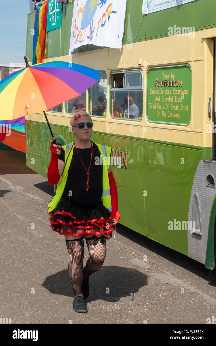 Brighton pride 2018 hi-res stock photography and images - Alamy