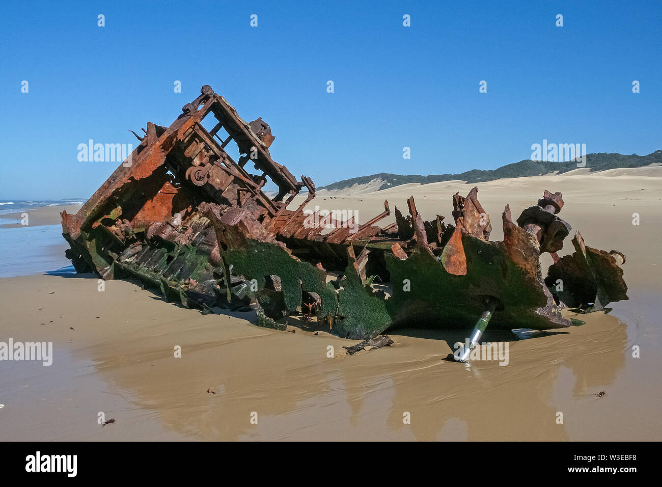 Wreck of The Cape St Blaize at Glendower Beacon on Kasouga beach ...