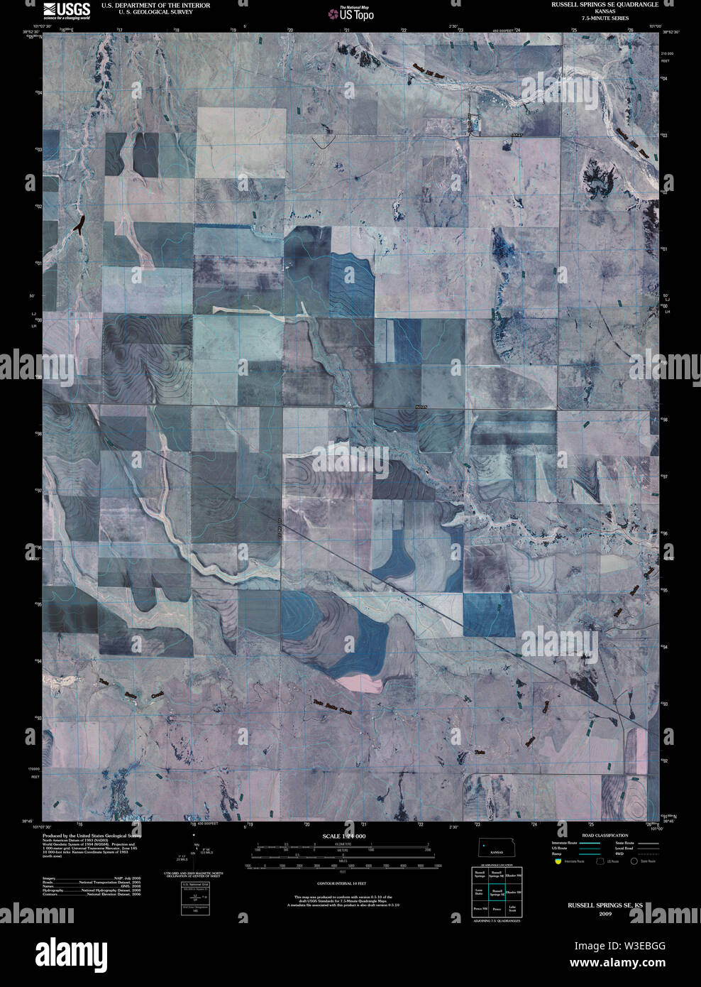 Russell springs map hi-res stock photography and images - Alamy