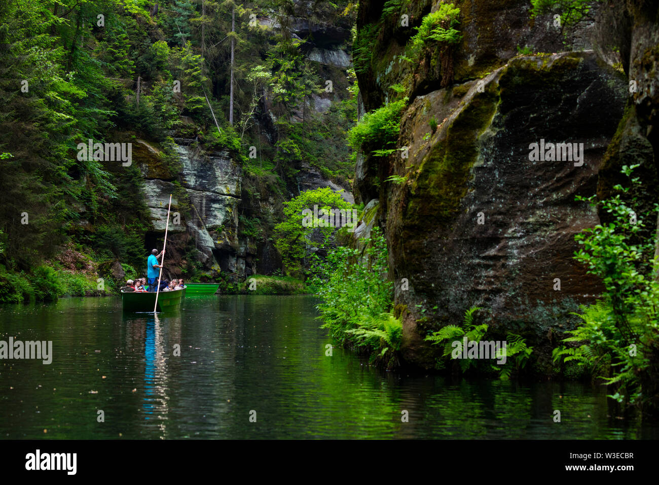 Boat Cruise, Gorges of Kamenice River, Bohemian Switzerland National ...