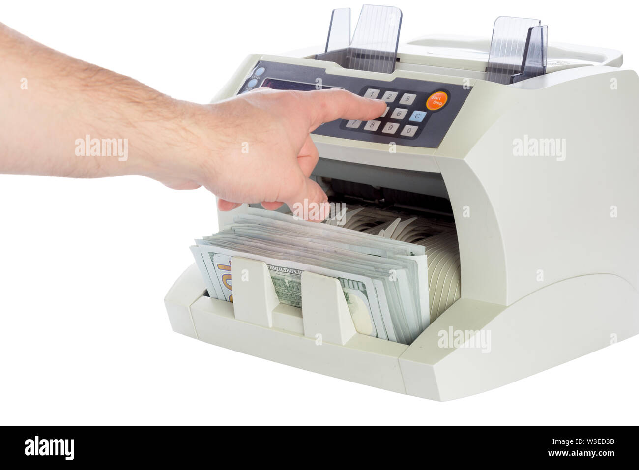 Money counting equipment paper calculation hi-res stock photography and ...