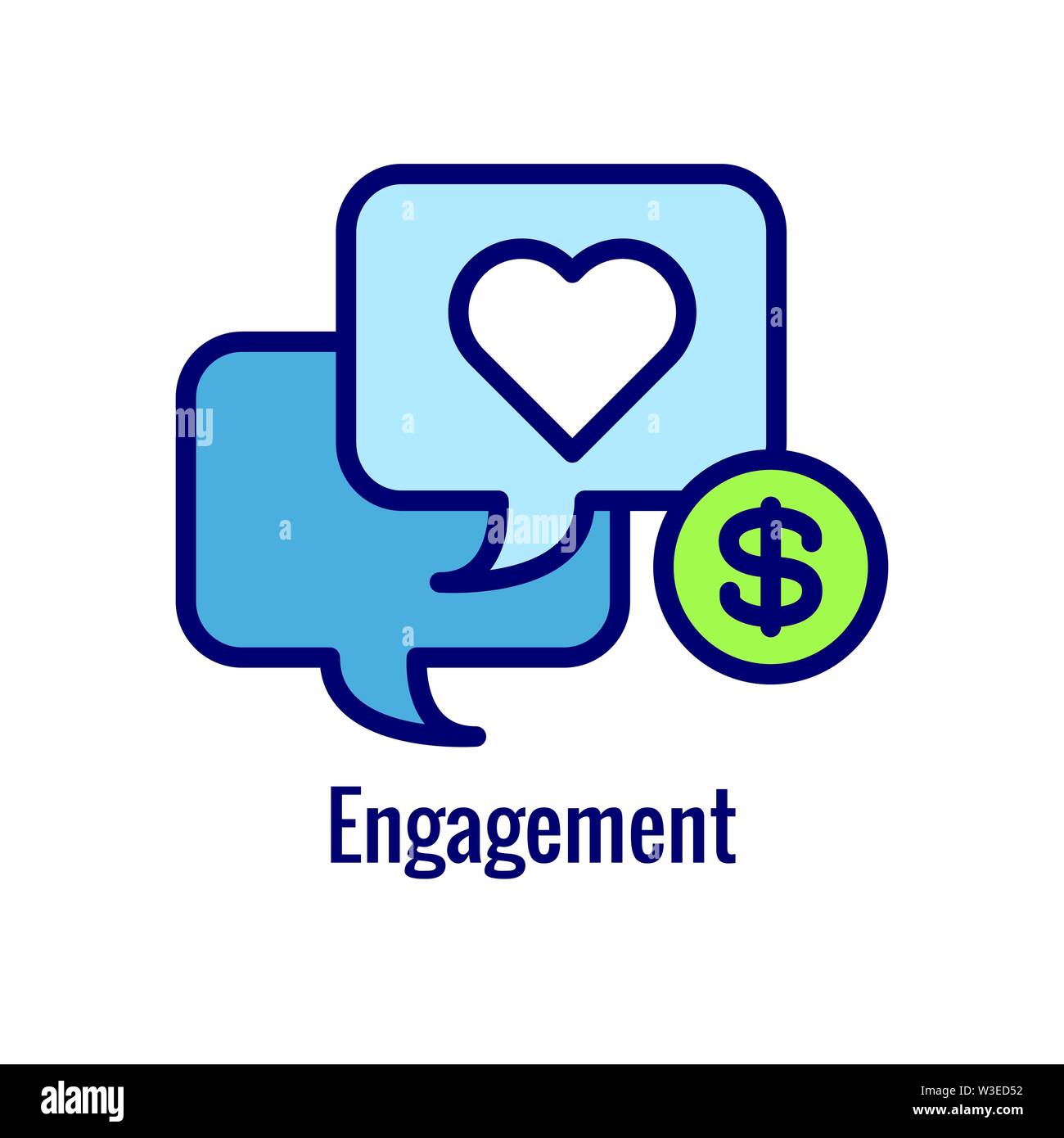 Social Media Ads Icon - advertising imagery, including social ...