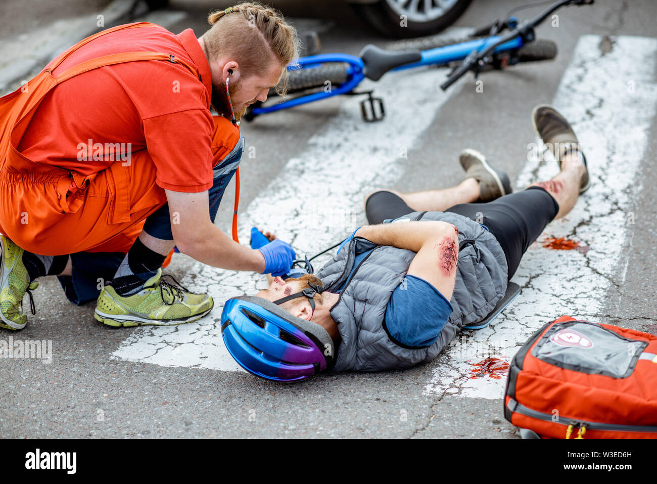 Doctor Helping On Street High Resolution Stock Photography and Images ...