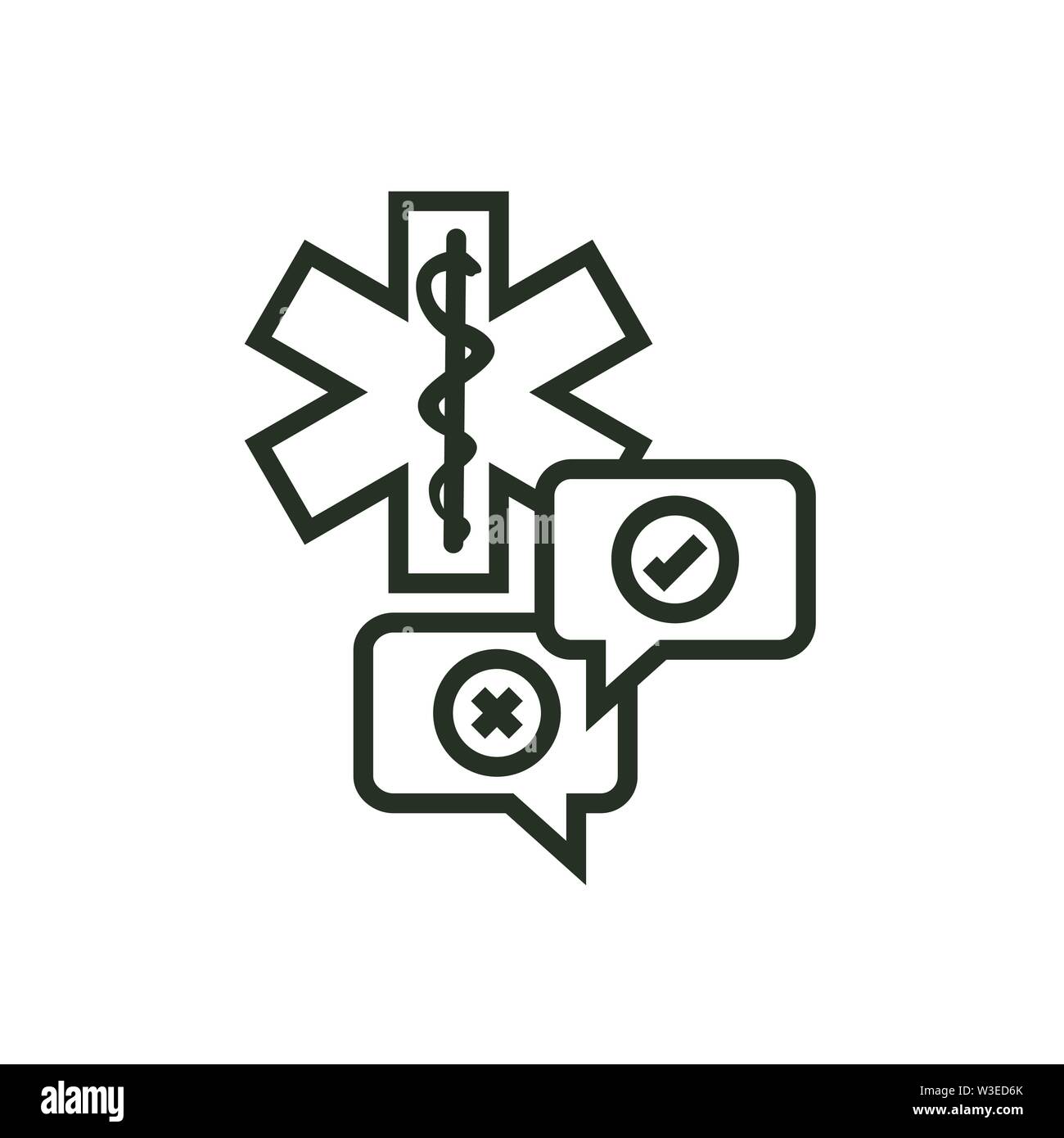Patient Satisfaction Icon - patient experience imagery and rating idea ...
