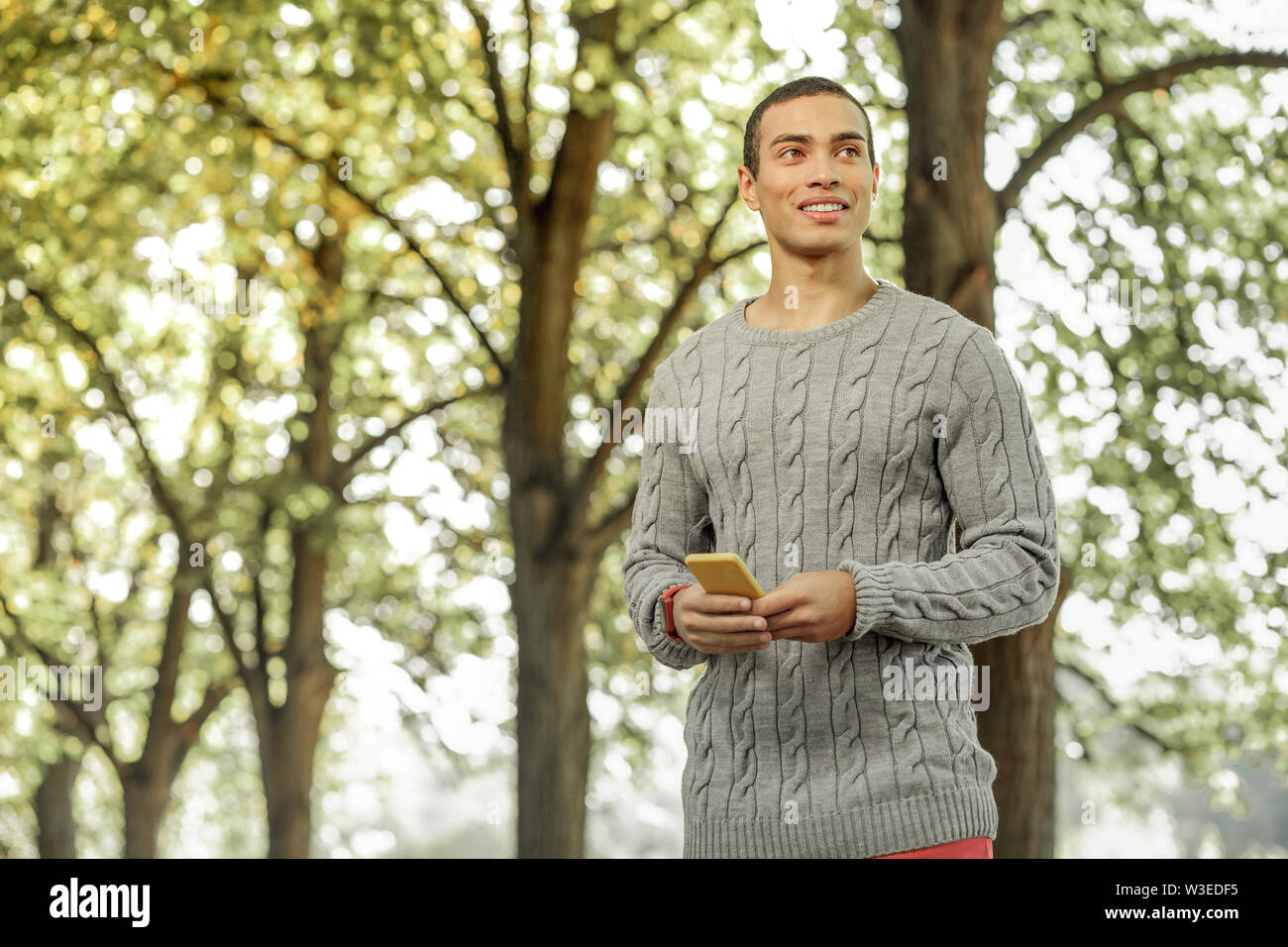 Short haired man smiling hi-res stock photography and images - Alamy