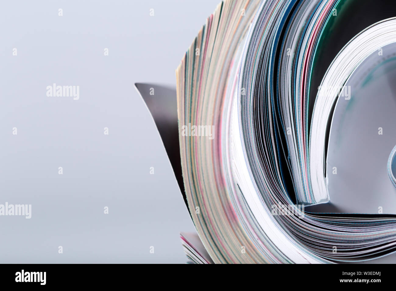 Magazine spine stack hi-res stock photography and images - Alamy