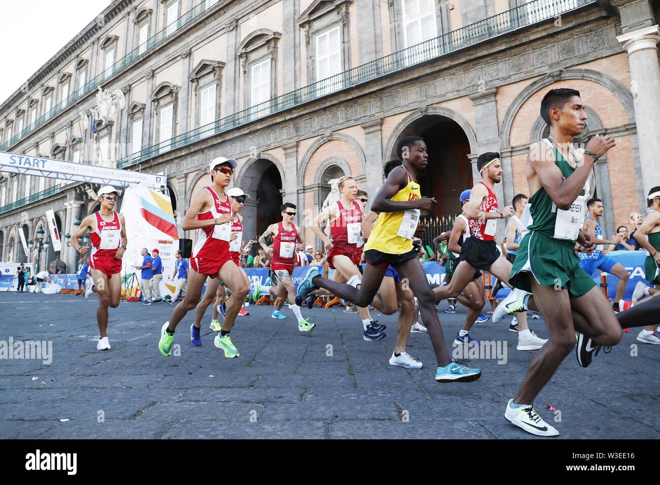 Naples, Italy. 13th July, 2019. Runners during the 30th Summer ...