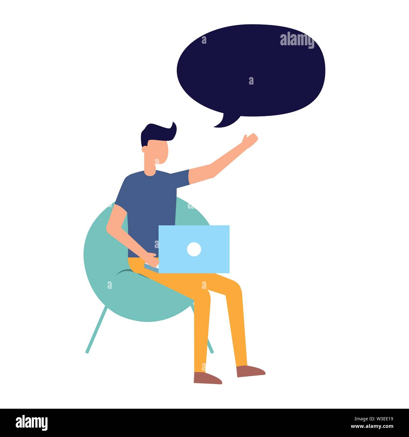 people talking bubble Stock Vector Image & Art - Alamy