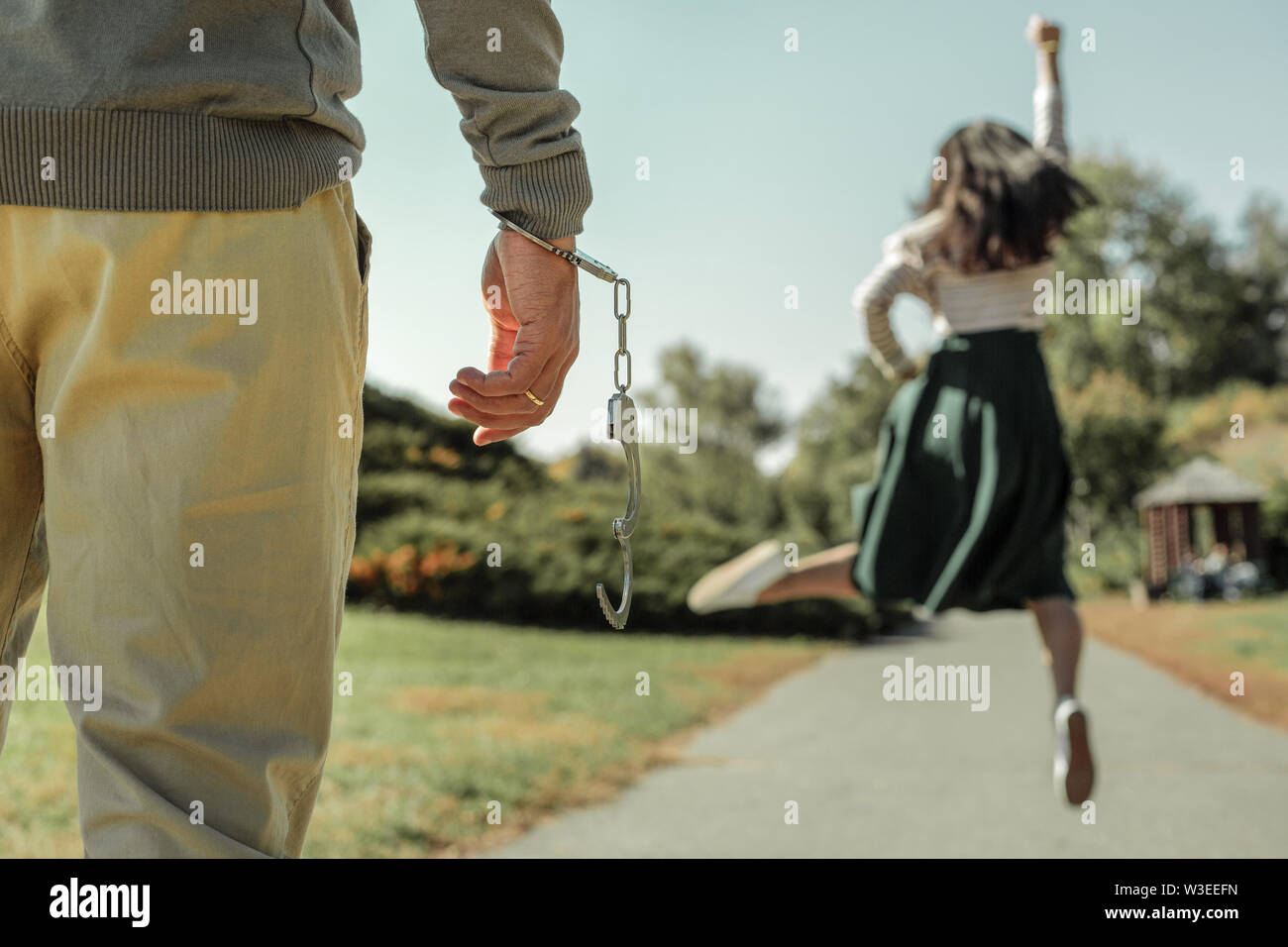 Man running scared hi-res stock photography and images - Alamy