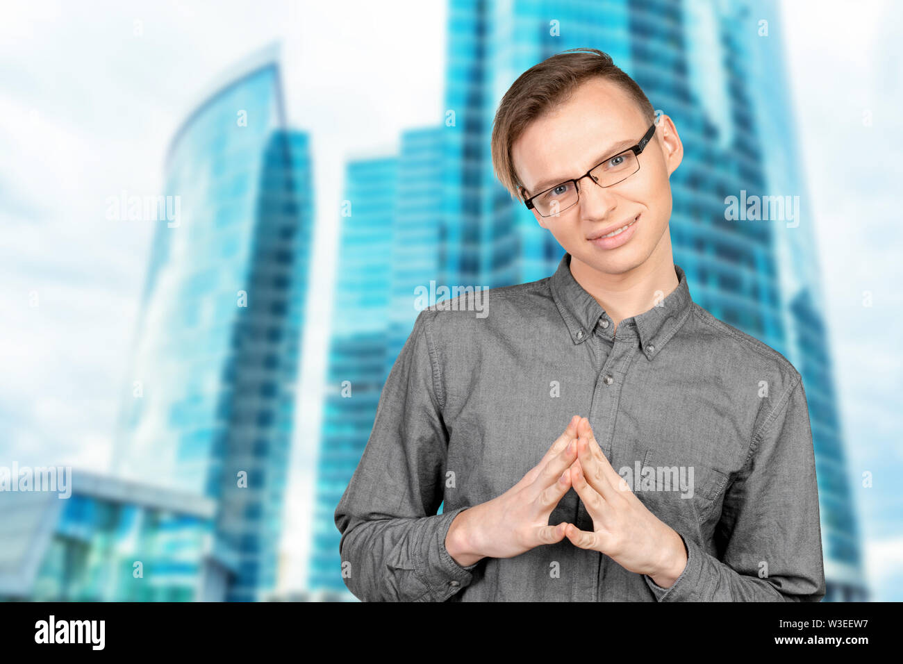 Confused young man thinking Stock Photo - Alamy