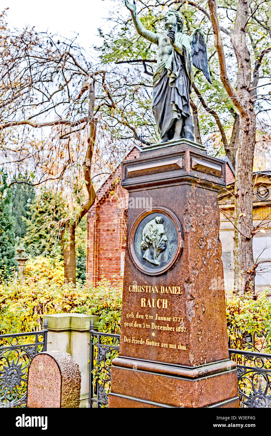 Christian Daniel Rauch, Grab; grave Stock Photo - Alamy