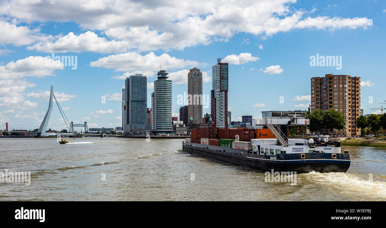 Rotterdam, Netherlands. July 2nd, 2019. Container ship, Rotterdam ...