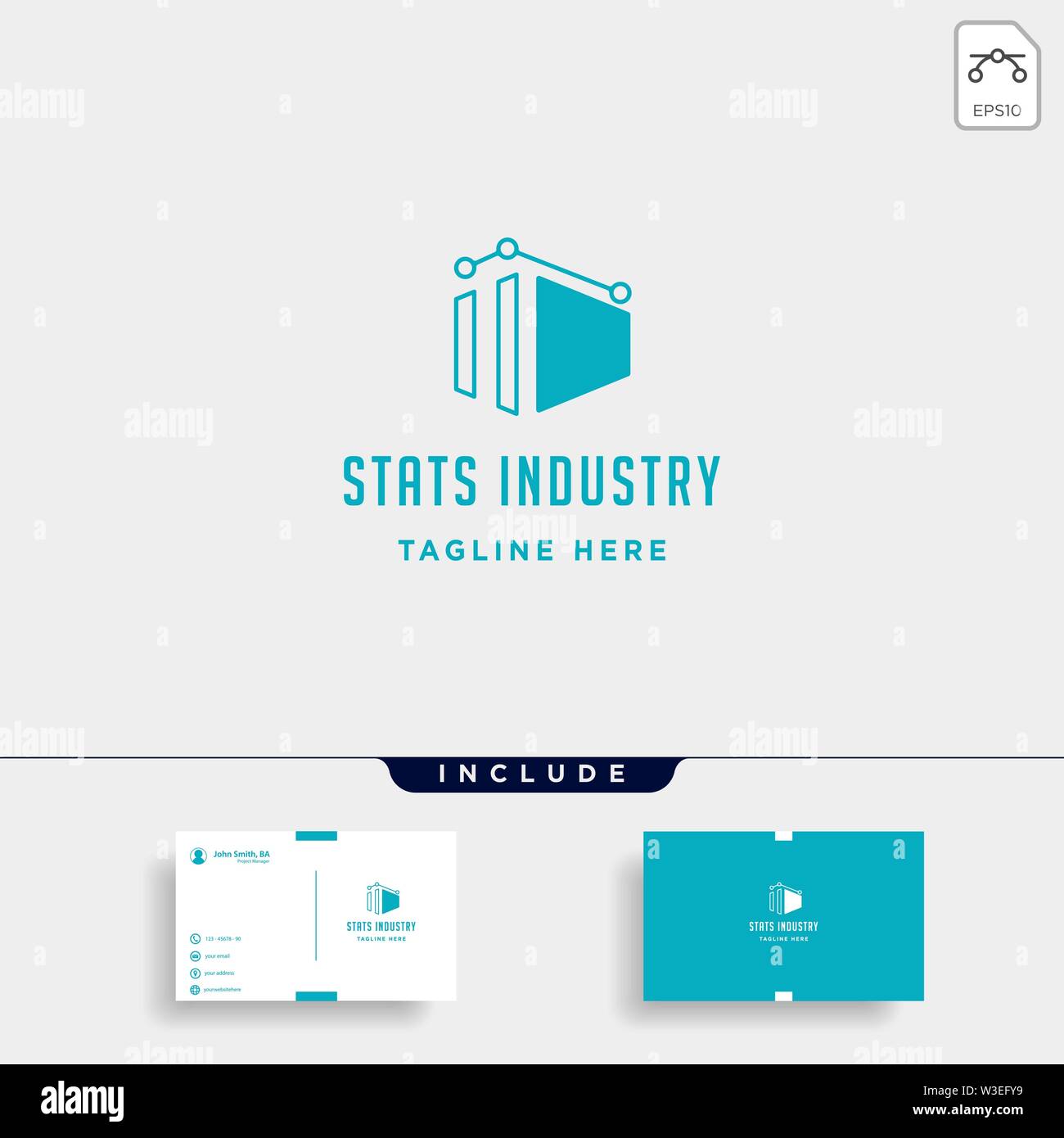 industry chart logo vector fabric industrial simple icon symbol sign ...