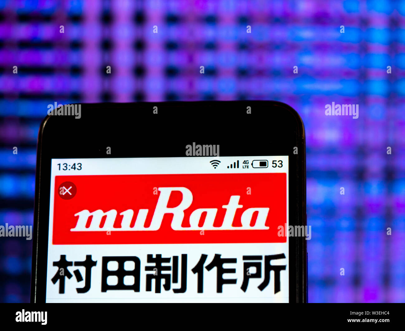 In this photo illustration the Murata Manufacturing Co., Ltd. logo is ...