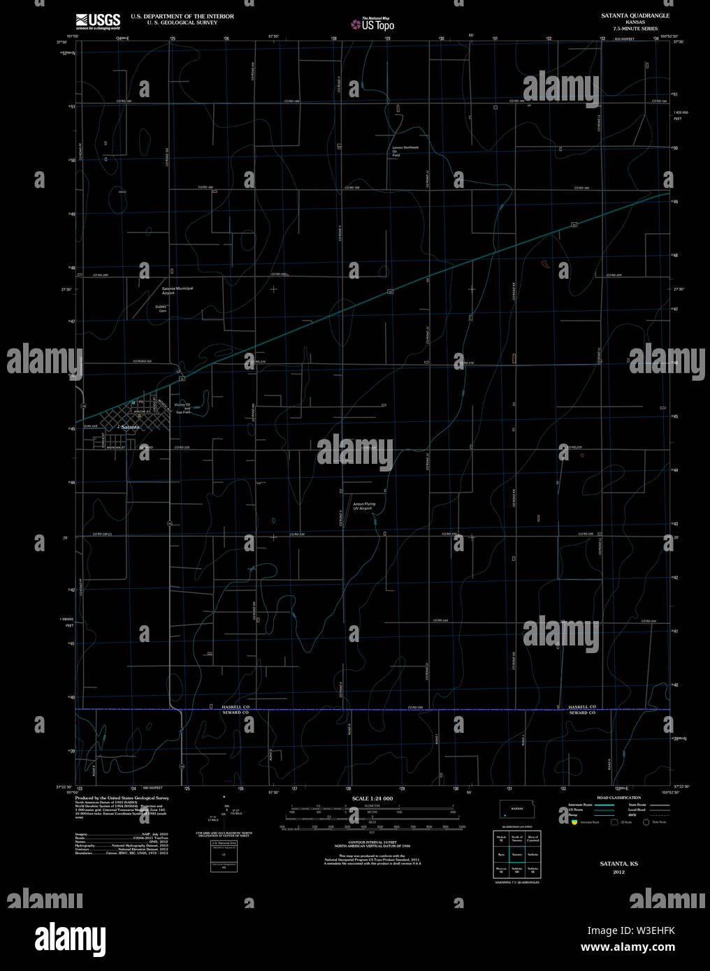 Satanta map hi-res stock photography and images - Alamy