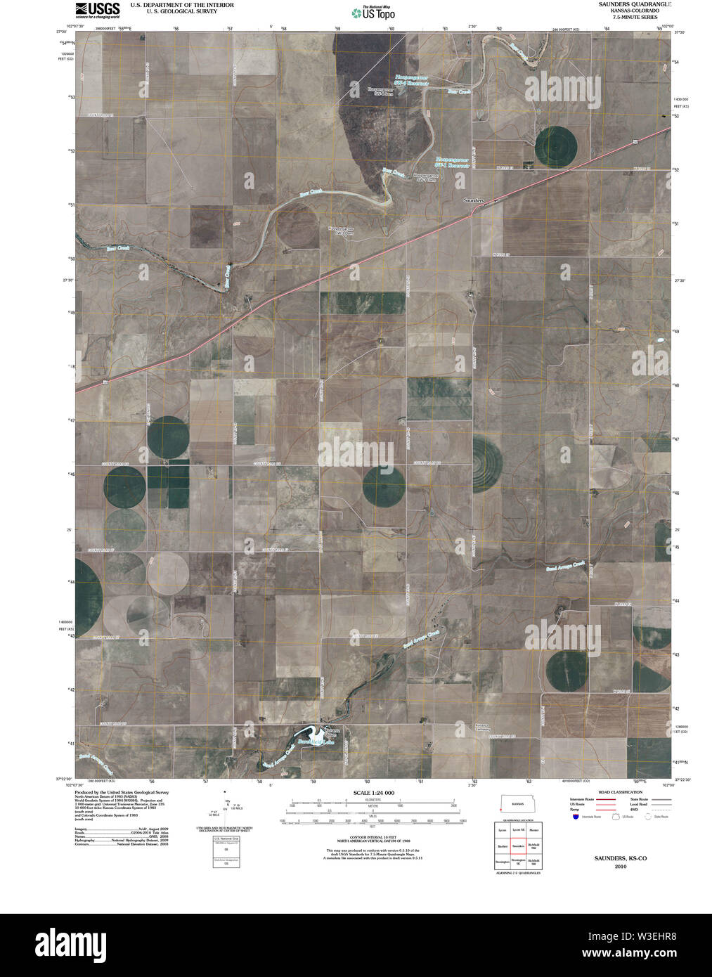 Map of saunders Cut Out Stock Images & Pictures - Alamy