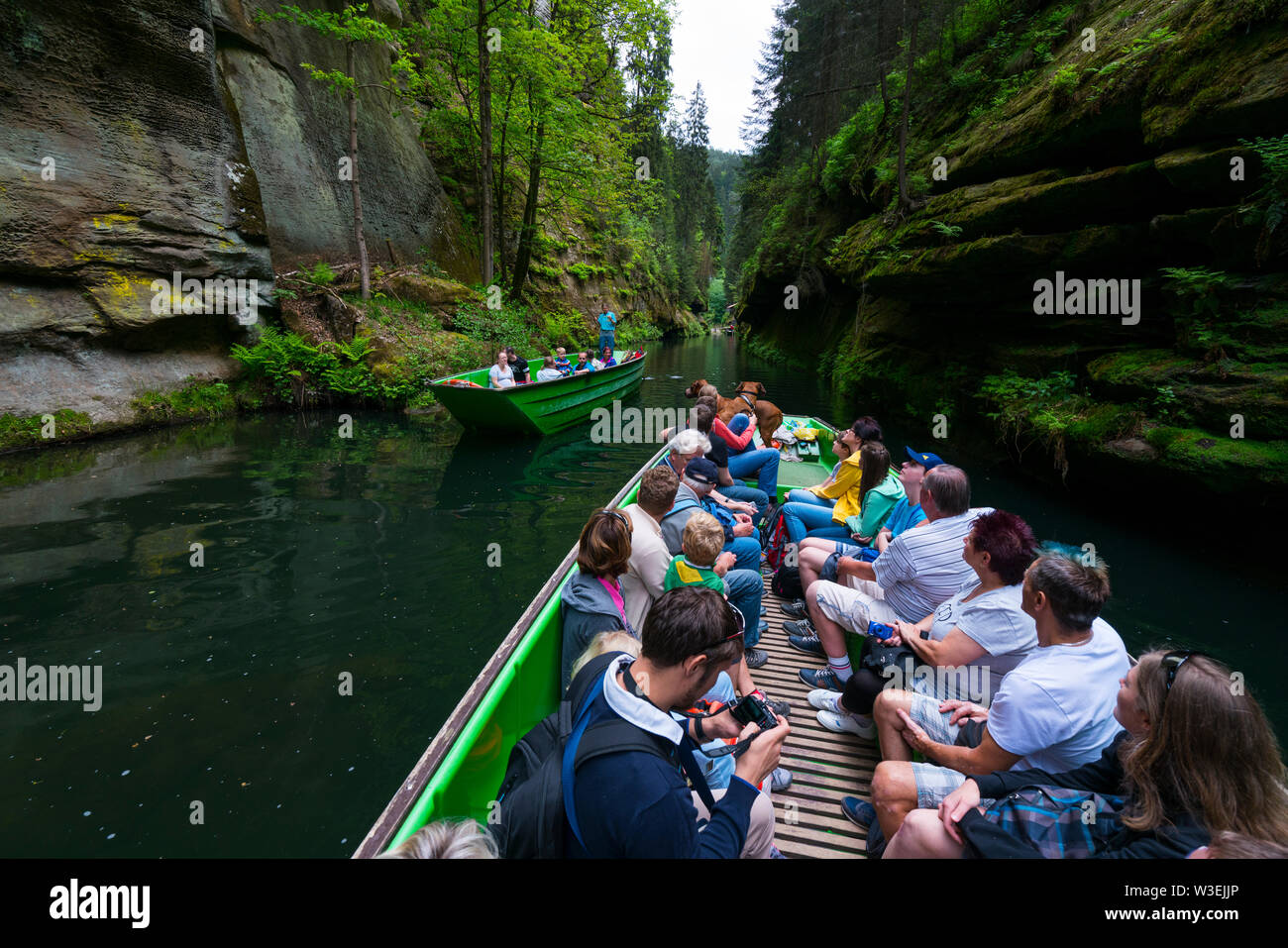 Boat Cruise, Gorges of Kamenice River, Bohemian Switzerland National ...