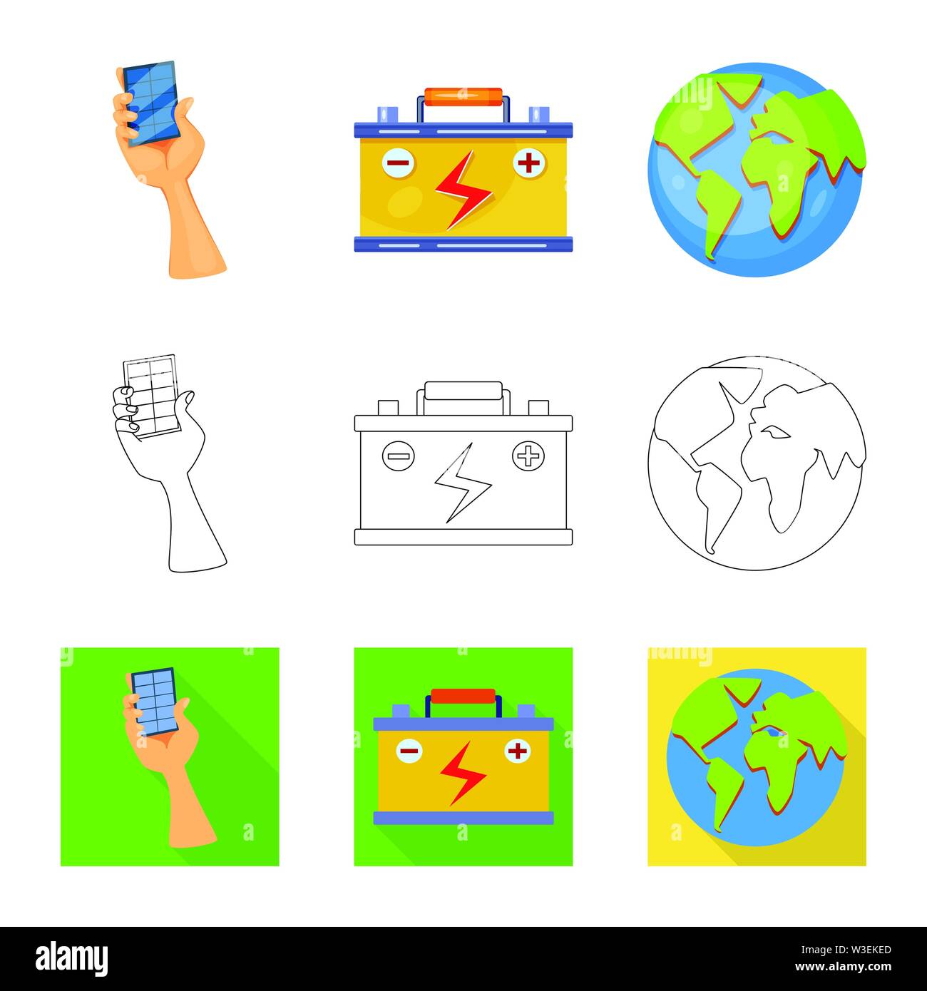 Vector design of innovation and technology symbol. Set of innovation ...