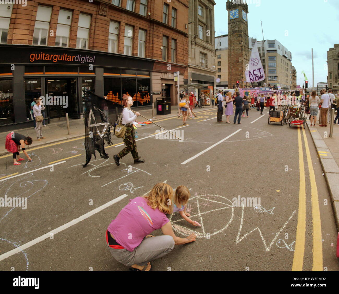 Glasgow, Scotland, UK 15th July, 2019. Extinction Rebellion Summer ...