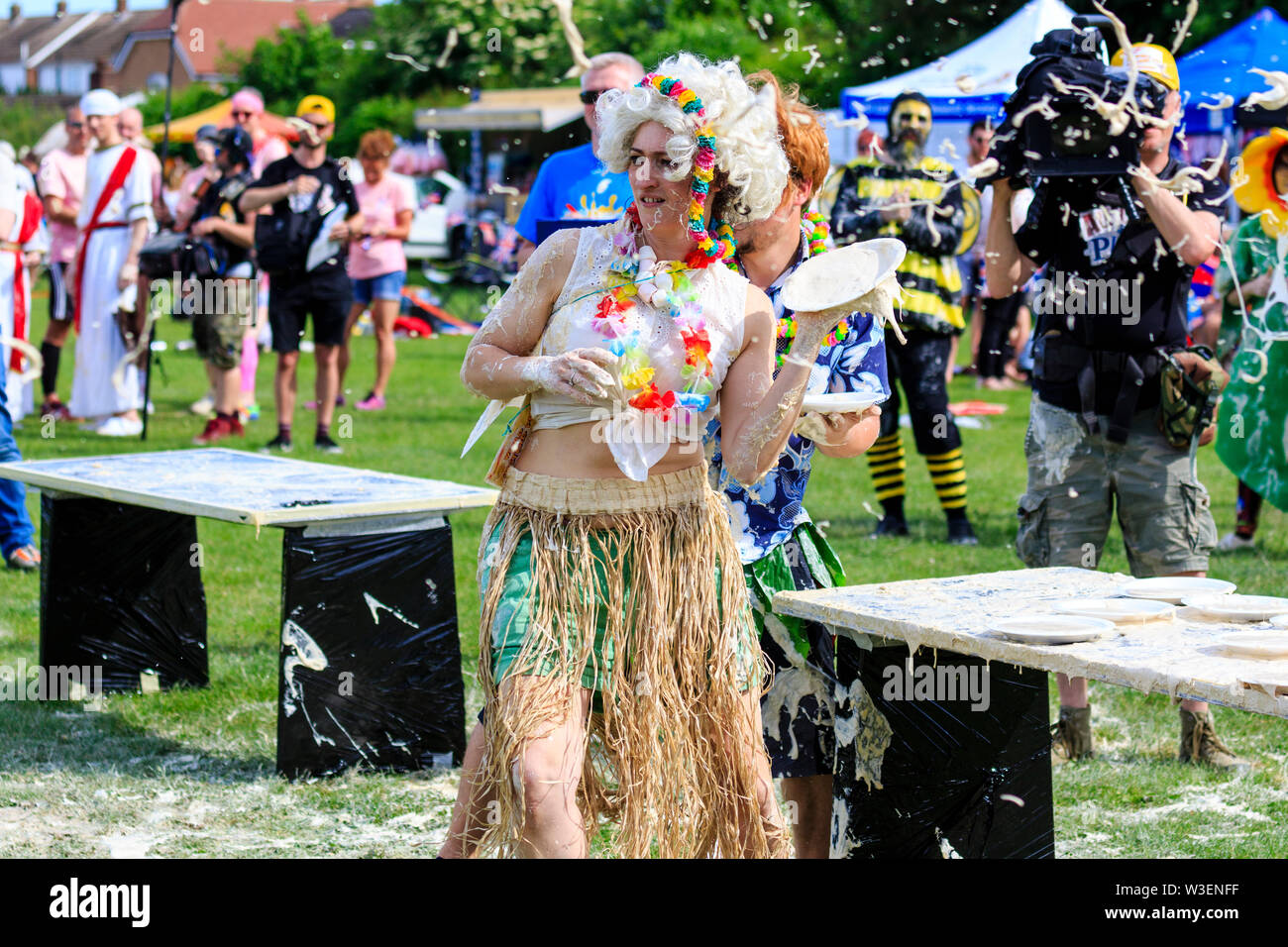 Pie Throwing Contest High Resolution Stock Photography and Images - Alamy