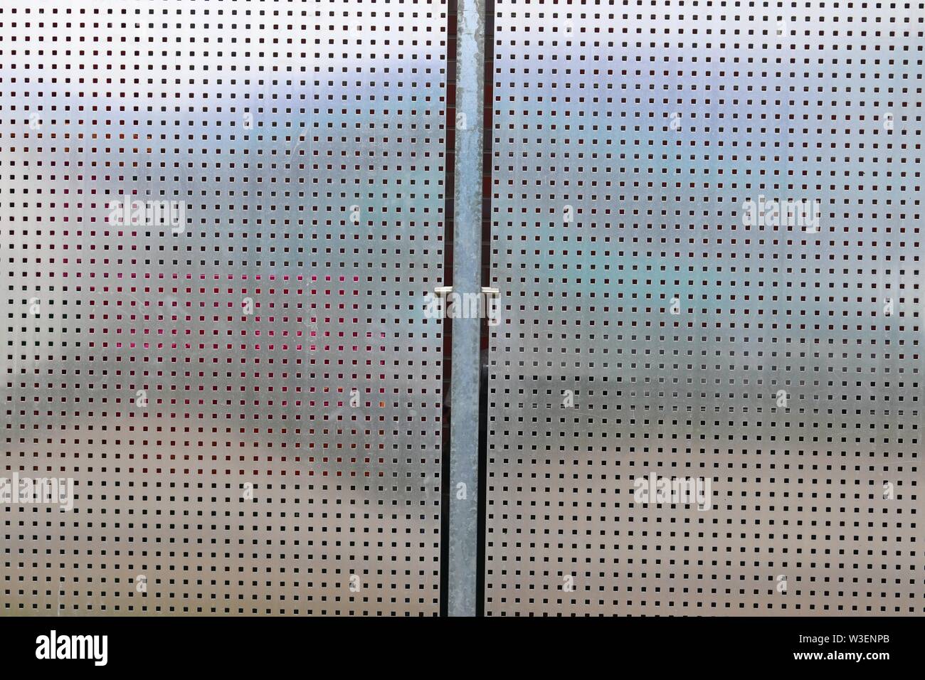 Detailed close up view on metal surface textures in high resolution ...