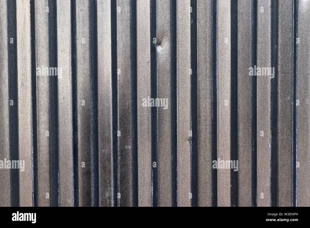 Detailed close up view on metal surface textures in high resolution ...