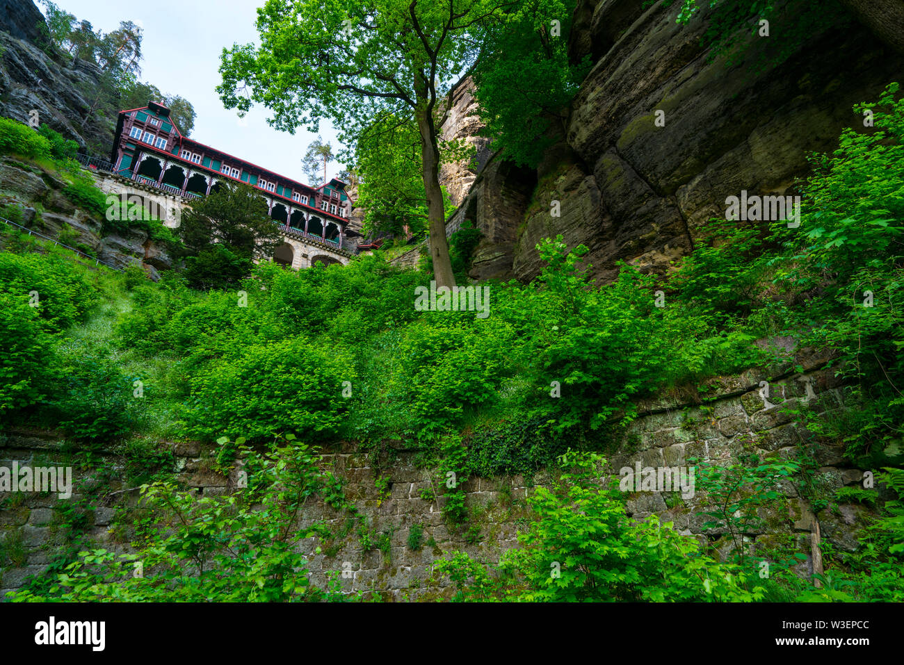 Romantic Hotel, Pravcická brána Gate, Bohemian Switzerland National ...