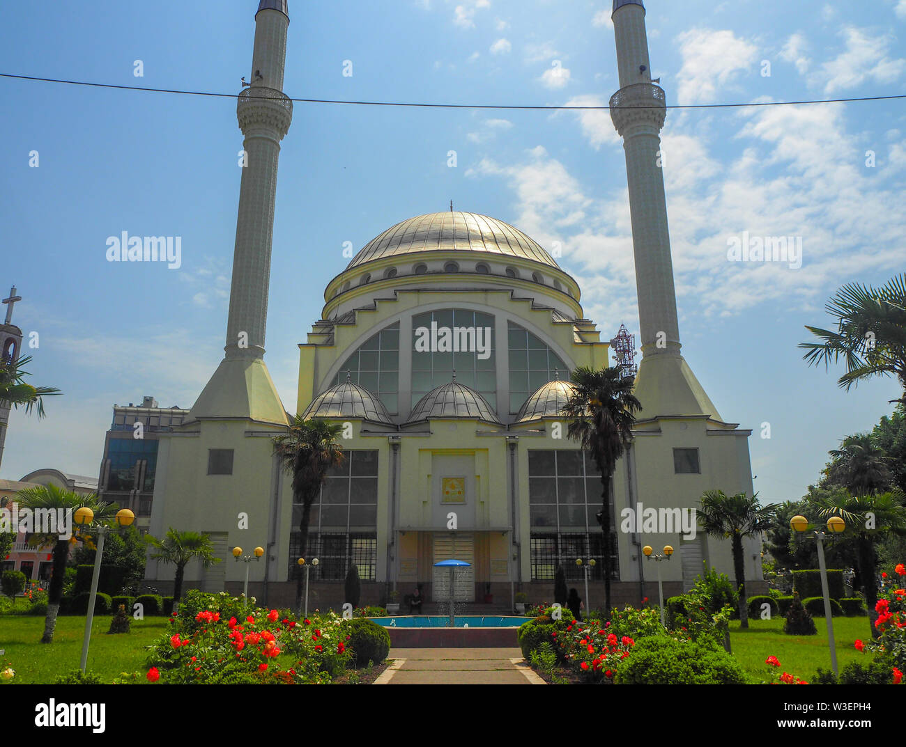 Modern Islamic Mosque in Tirana, Albania Stock Photo - Alamy