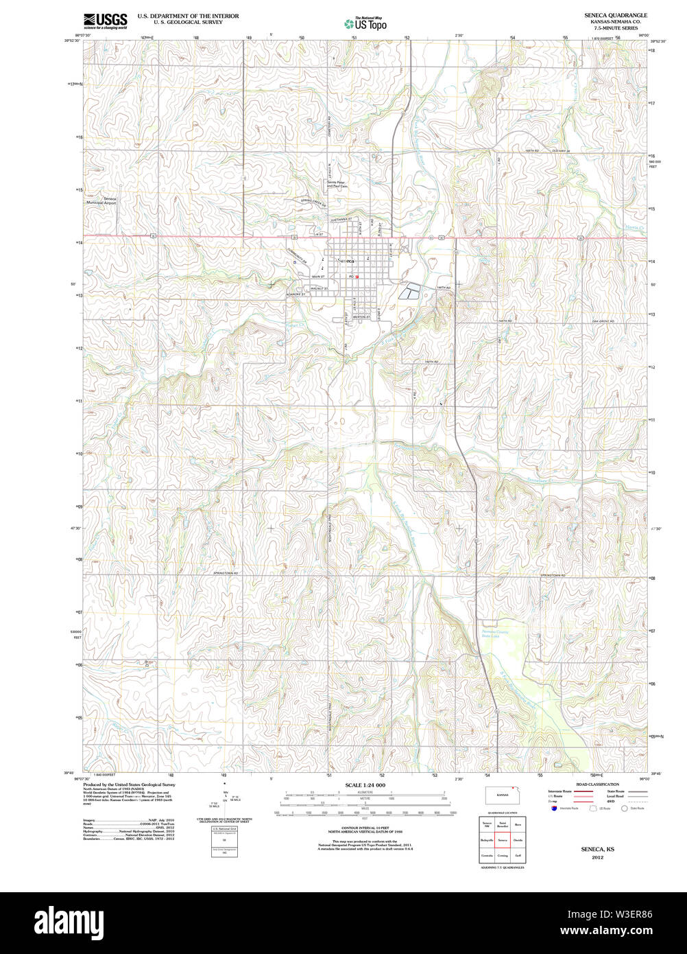 Seneca map hi-res stock photography and images - Alamy