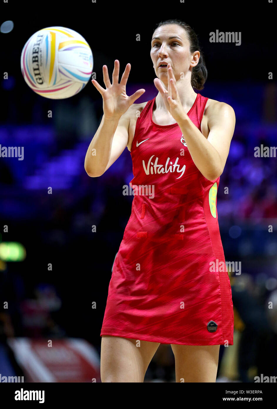 Englands rachel dunn warms up ahead match hi-res stock photography and ...