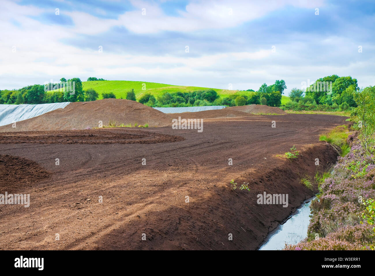 Irish peat bog landscape - (Ireland - Europe Stock Photo - Alamy