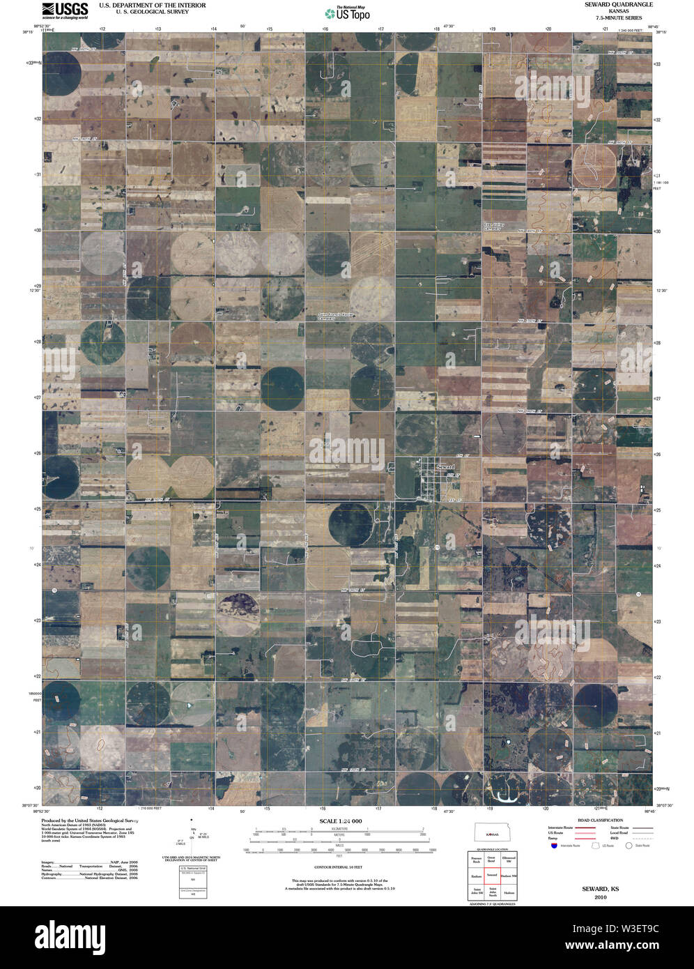 Seward kansas map hi-res stock photography and images - Alamy