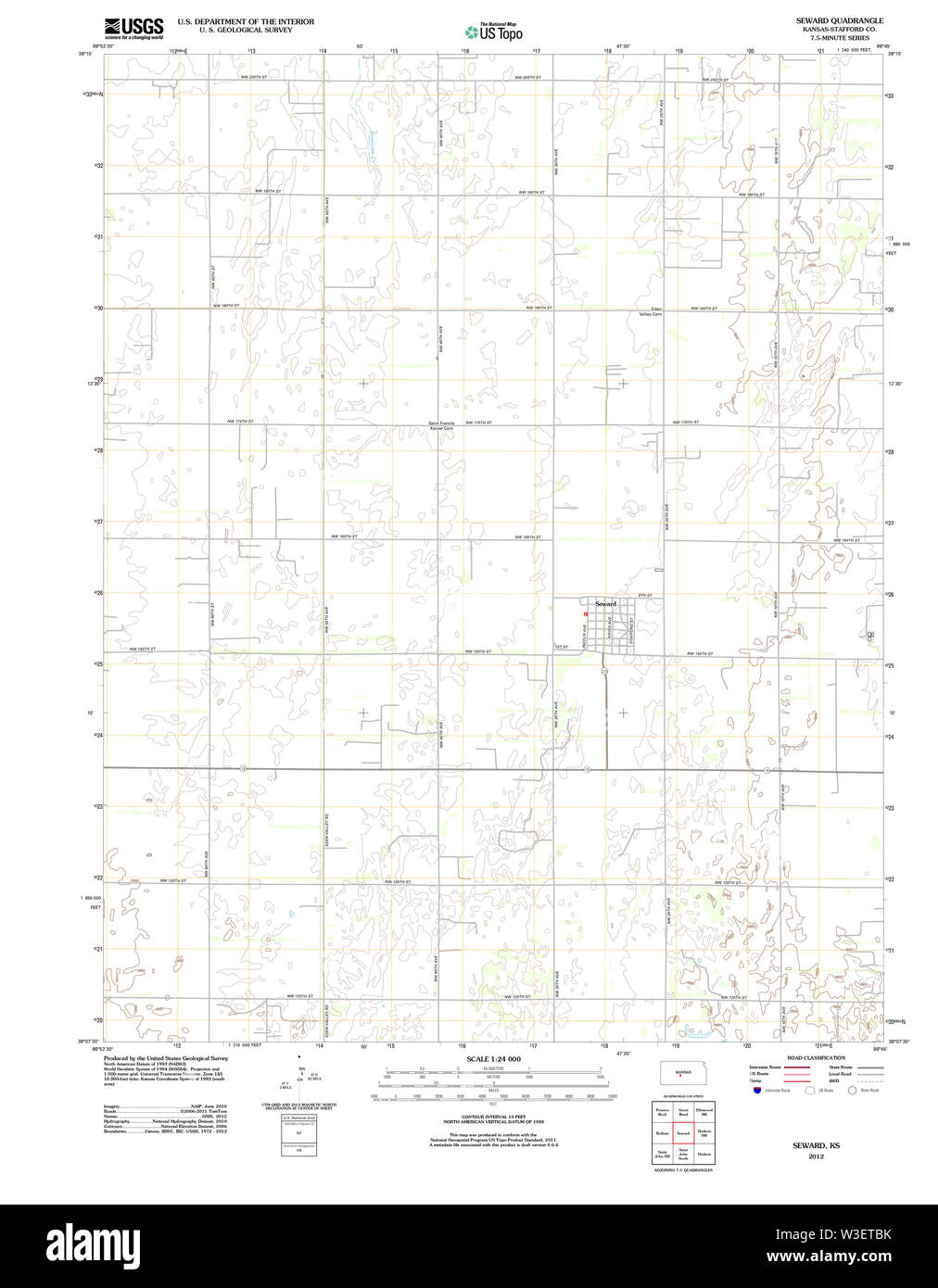 Seward kansas map hi-res stock photography and images - Alamy