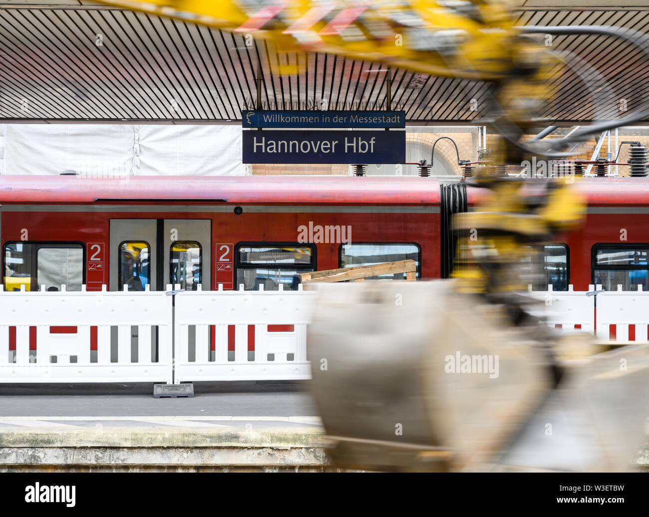 Hanover, Germany. 15th July, 2019. There is an S-Bahn at Hannover main ...