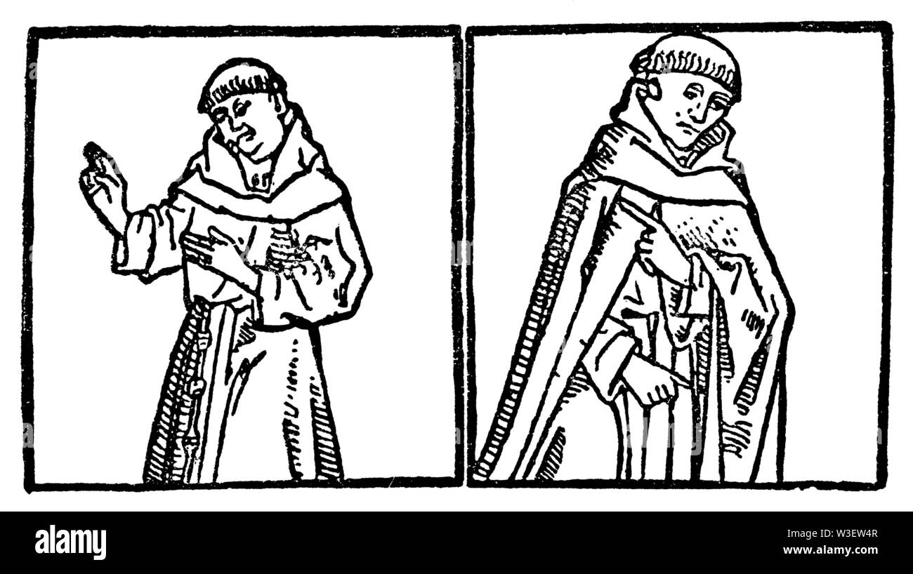 History monks Cut Out Stock Images & Pictures - Alamy