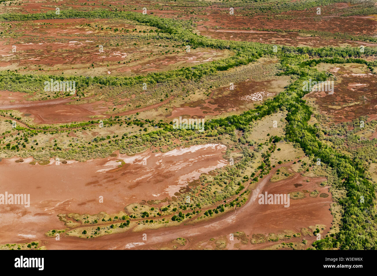 Aerial of the tidal floodplains at King Sound Stock Photo - Alamy