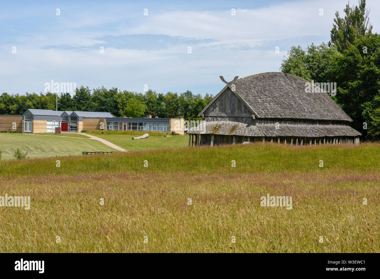 Viking archaeological site of Trelleborg on Denmark Stock Photo - Alamy