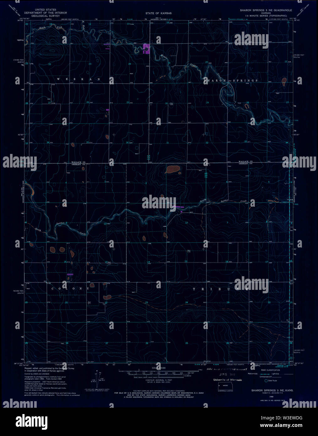 Sharon springs map hi-res stock photography and images - Alamy