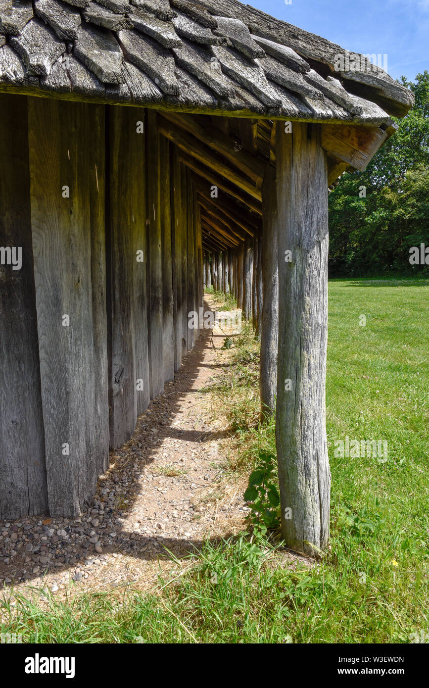 Viking archaeological site of Trelleborg on Denmark Stock Photo - Alamy