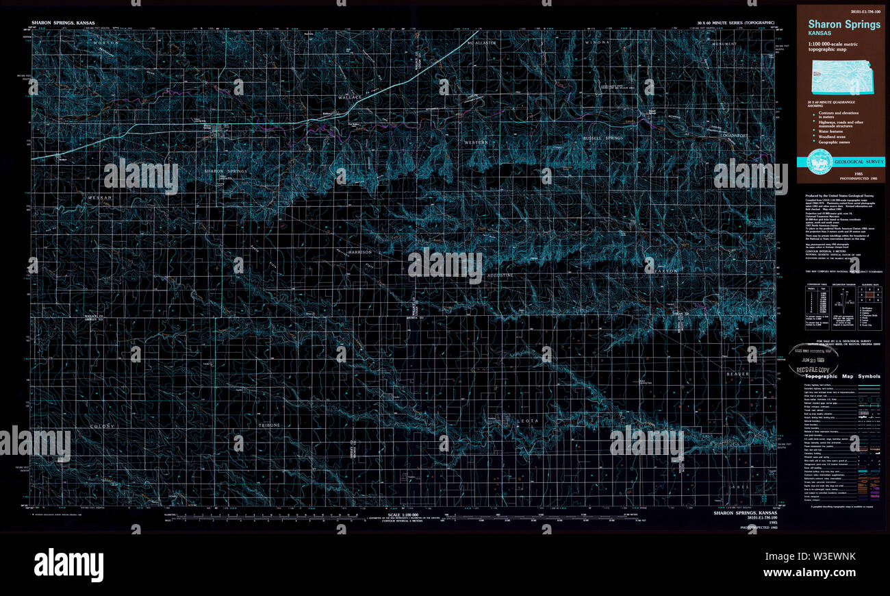 Sharon springs map hi-res stock photography and images - Alamy