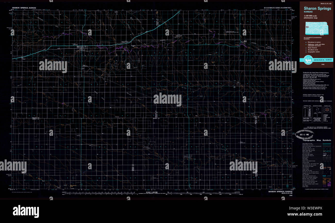 Sharon springs map hi-res stock photography and images - Alamy