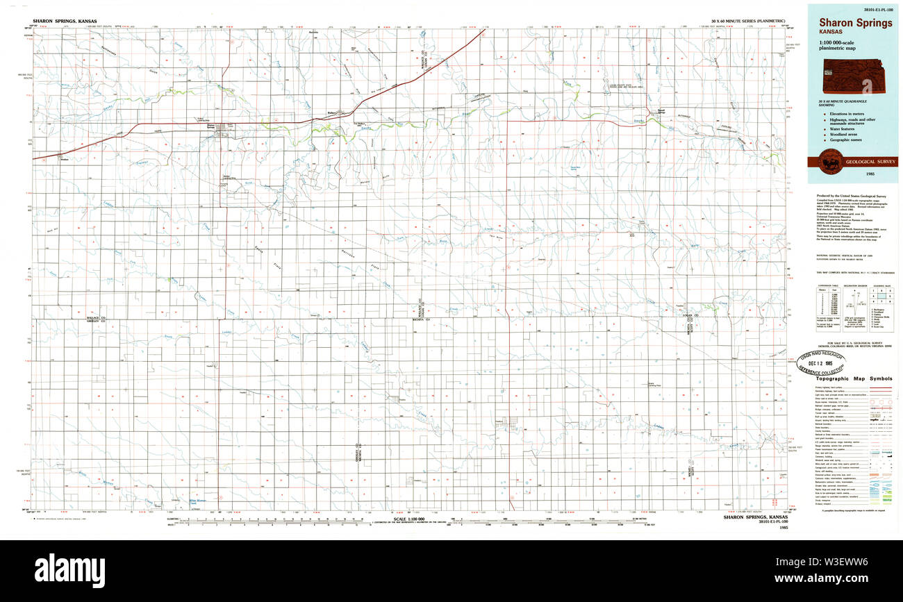 Sharon springs map hi-res stock photography and images - Alamy