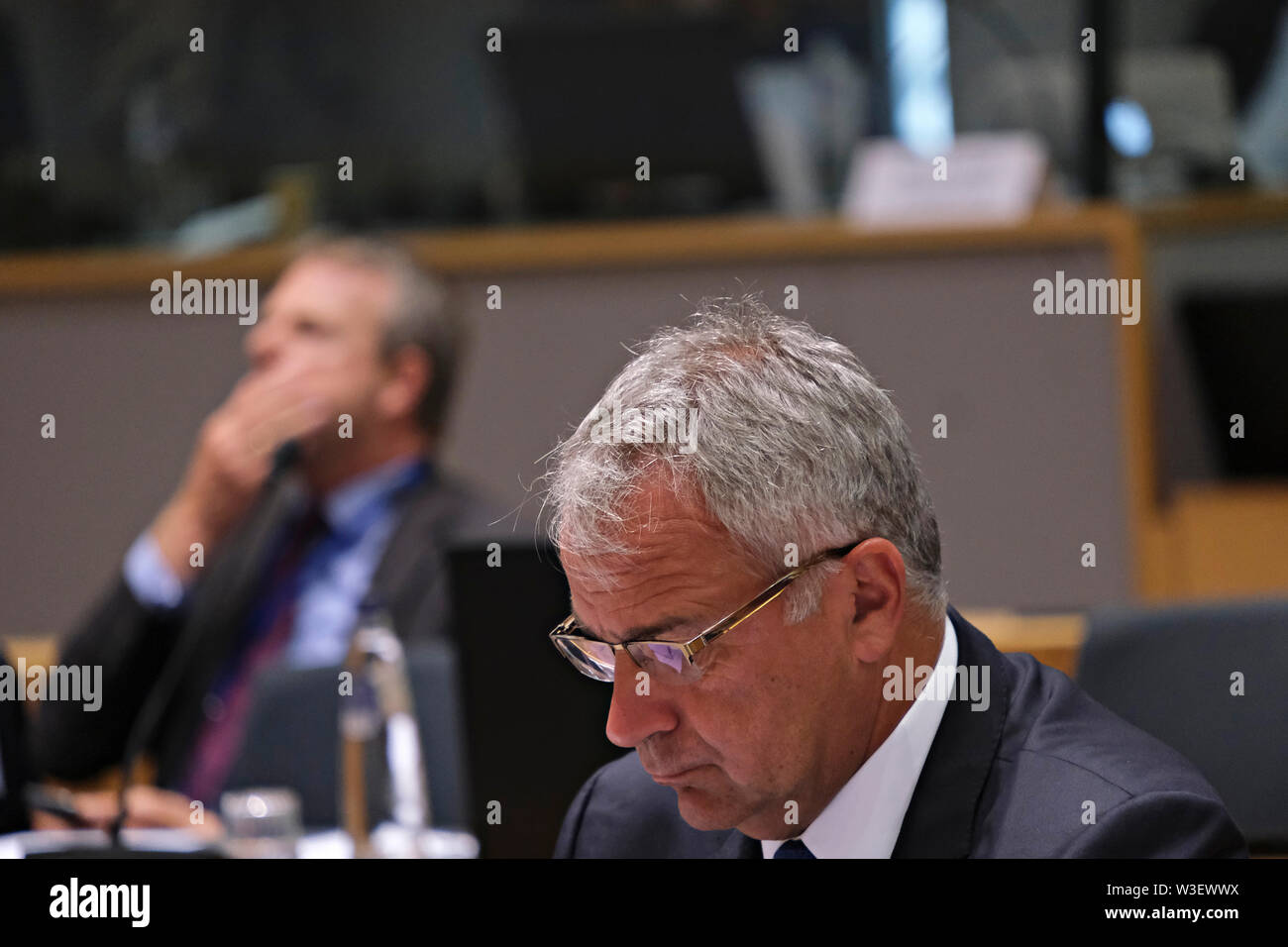 Greek minister of development hi-res stock photography and images - Alamy